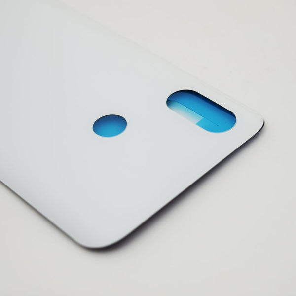 OEM Xiaomi Mi 8 Back Glass Cover with Adhesive White | myFixParts.com ...