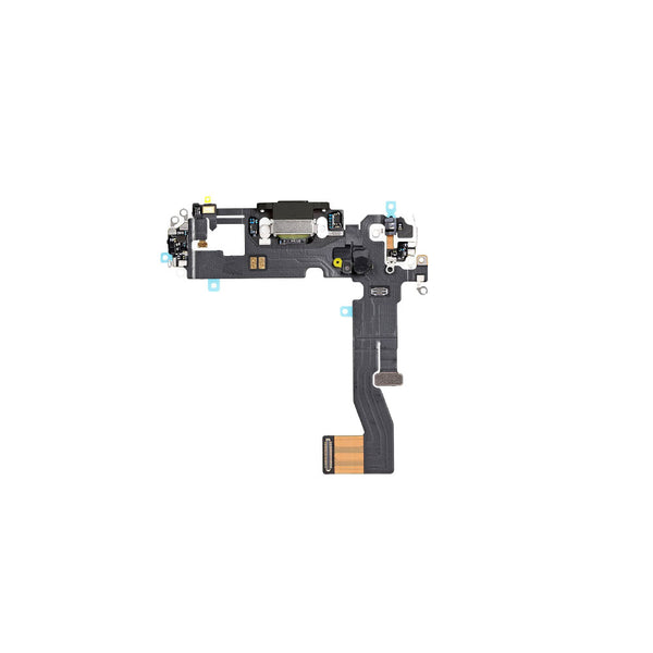USB Charging Port Flex Cable for iPhone 12 Black | myFixParts.com ...