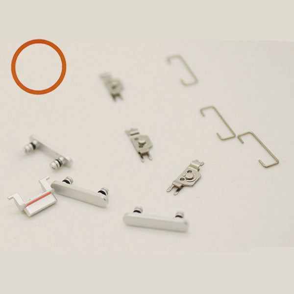 OEM iPhone 7 Side Buttons Set Silver | myFixParts.com – myFixParts.com ...